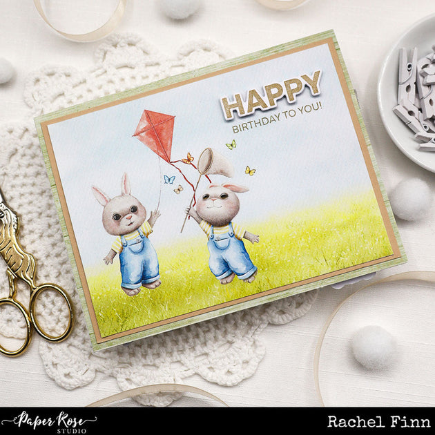 Sunny Days/Stacked Sentiments Card – Rachel Finn – Paper Rose Studio