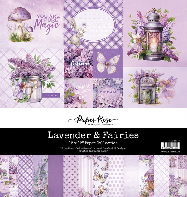 Lavender & Fairies 12x12 Paper Collection 33477 – Paper Rose Studio