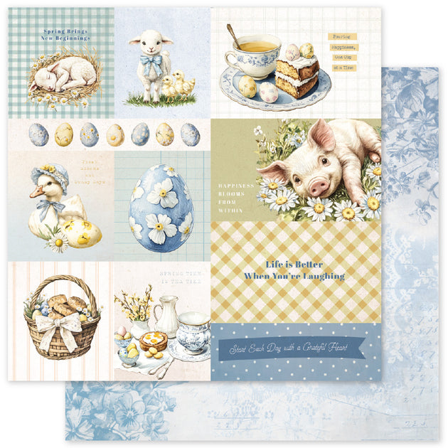 Rustic Spring E 12x12 Paper (12pc Bulk Pack) 34245 – Paper Rose Studio