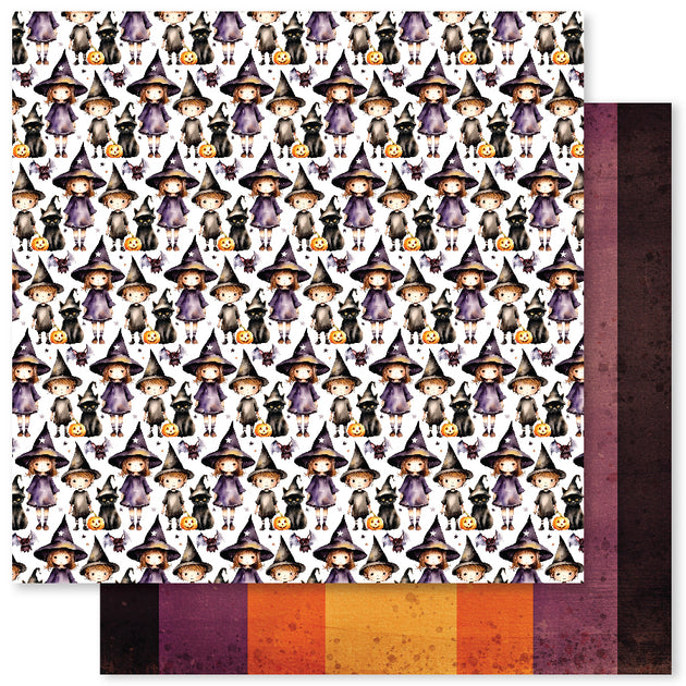 Spooky Halloween B 12x12 Paper (12pc Bulk Pack) 32739 – Paper Rose Studio
