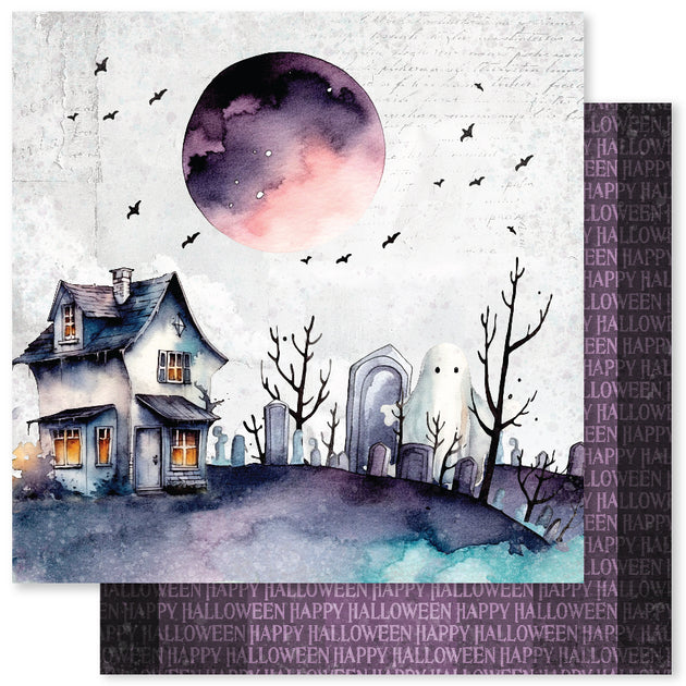 Spooky Halloween E 12x12 Paper (12pc Bulk Pack) 32748 – Paper Rose Studio