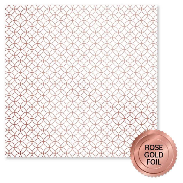 Wedding Joy Rose Gold Foil C 12x12 Paper (6pc Bulk Pack) 34566 – Paper ...