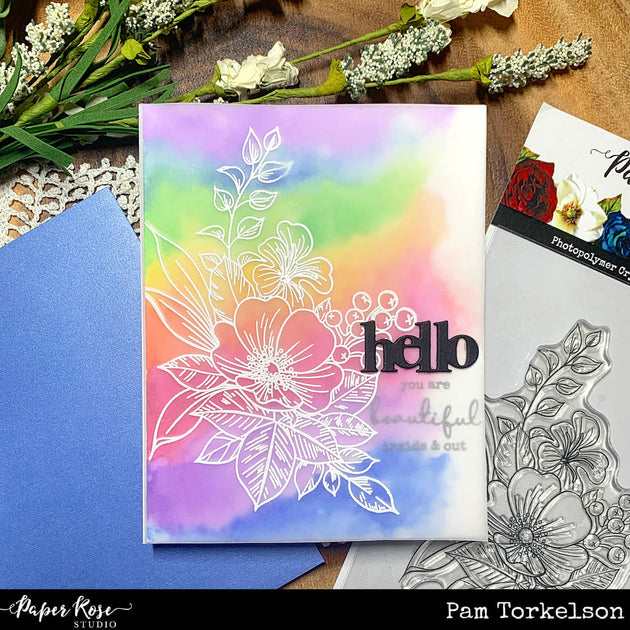 Rainbow Hello - Pam Torkelson – Paper Rose Studio