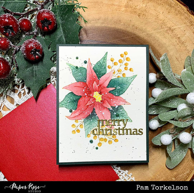 Beautiful Poinsettia - Pam Torkelson – Paper Rose Studio