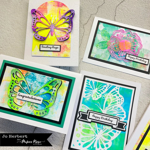 Beautiful Butterflies - Jo Herbert – Paper Rose Studio