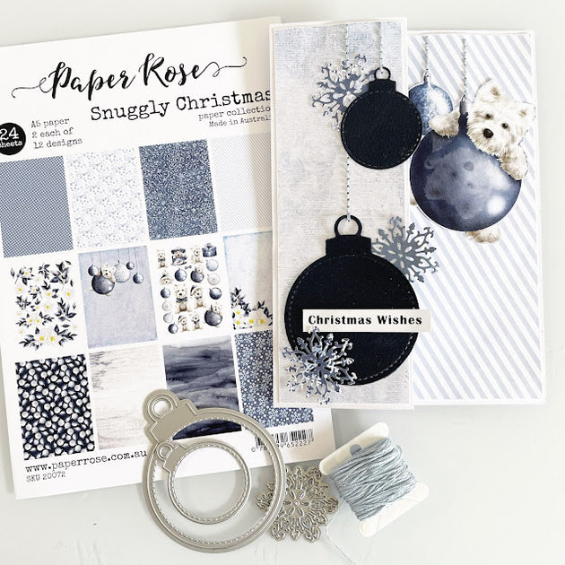 Snuggly Christmas Trifold Card - Tanya Heritage – Paper Rose Studio