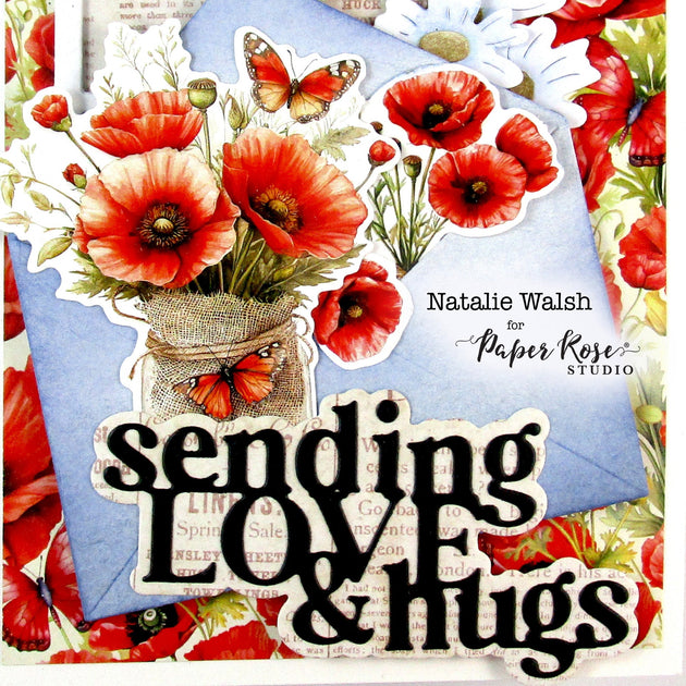 Poppy Garden Card - Natalie Walsh – Paper Rose Studio