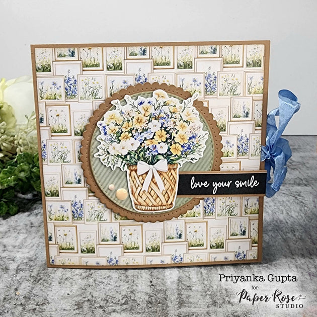 Rustic Spring Pop-up Cards - Priyanka Gupta – Paper Rose Studio