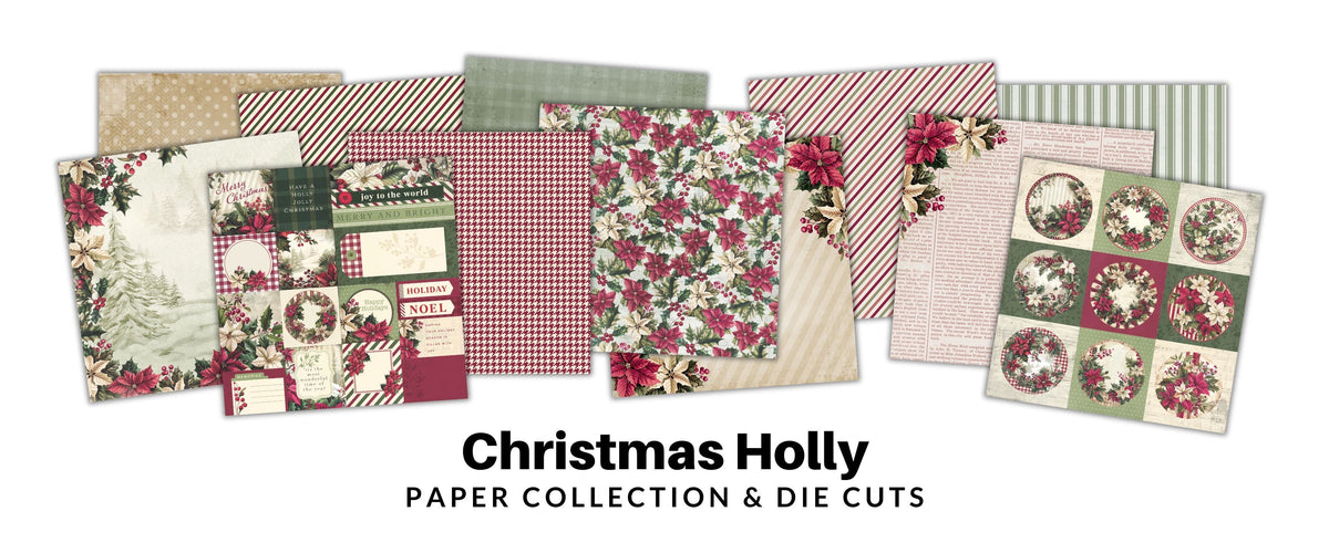 Christmas Holly – Paper Rose Studio