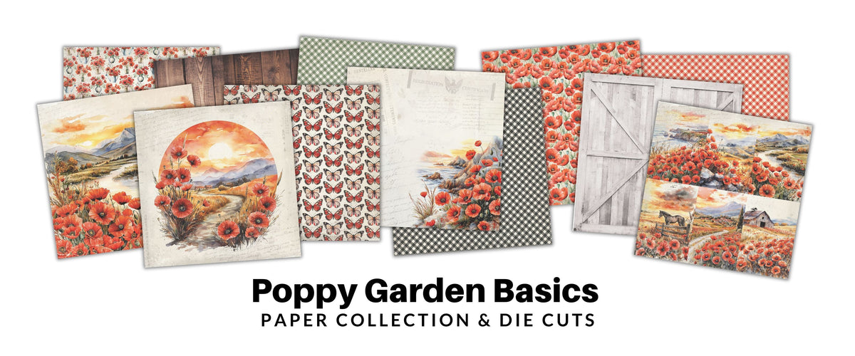 Poppy Garden – Paper Rose Studio