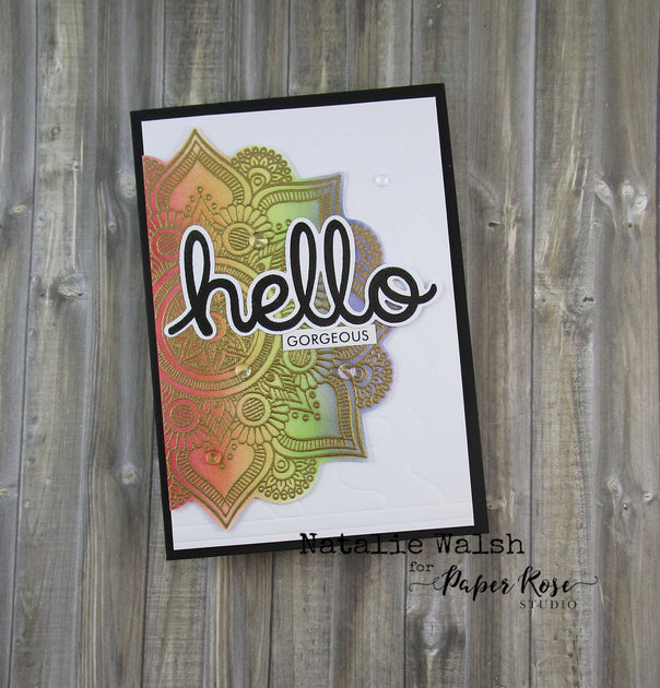 Hello Clear Stamp Set 17304 – Paper Rose Studio