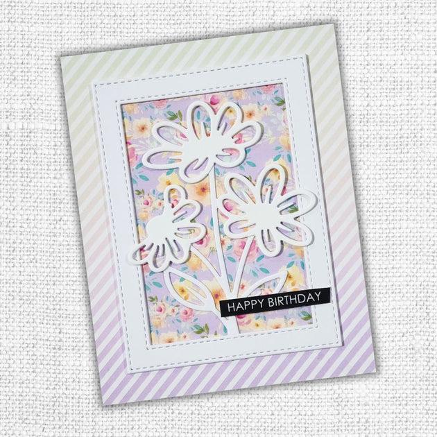 Stitched Rectangle Frames USA Metal Cutting Die - Brick Wall 34482 ...