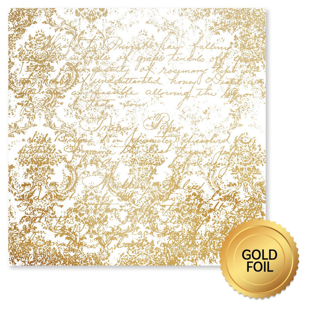 Blooming Proteas Gold Foil E 12x12 Paper (6pc Bulk Pack) 30762 – Paper ...
