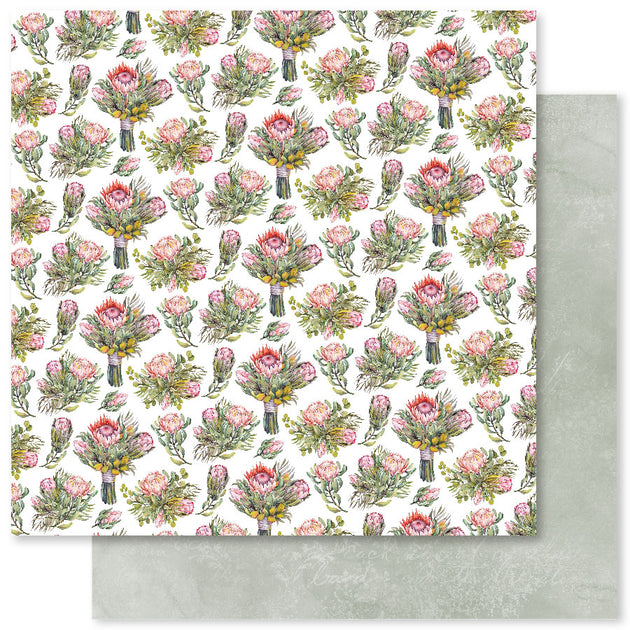 Blooming Proteas F 12x12 Paper (12pc Bulk Pack) 30813 – Paper Rose Studio