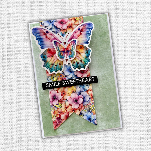 Rainbow Garden Butterflies Embossed Die Cuts 31476 – Paper Rose Studio