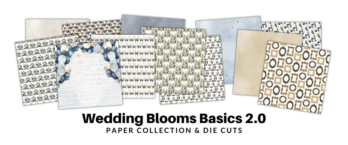 Wedding Blooms Basics 2.0 12x12 Paper Collection 34485 – Paper Rose Studio