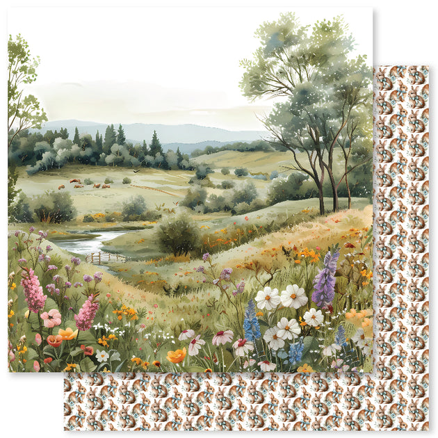Farmhouse Friends Backgrounds D 12x12 Paper (12pc Bulk Pack) 32013 ...