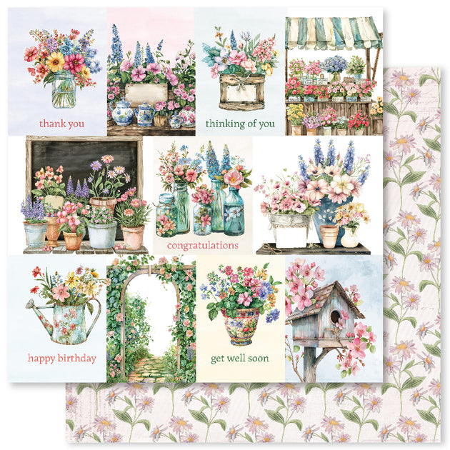 Flower Shoppe A 12x12 Paper (12pc Bulk Pack) 33237 – Paper Rose Studio