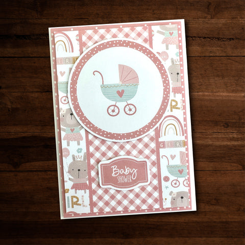 Hello Little Girl 6x8" Quick Cards Collection 30012 | Paper Rose Studio