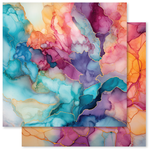 Inky Colour B 12x12 Paper (12pc Bulk Pack) 31881 – Paper Rose Studio