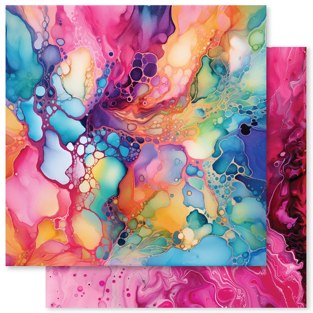 Inky Colour C 12x12 Paper (12pc Bulk Pack) 31884 – Paper Rose Studio