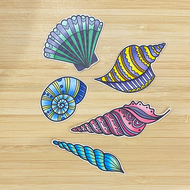 Currawong Shell Clear Stamp 23701 DISCONTINUED – Paper Rose Studio