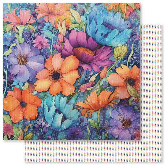 Rainbow Twirl E 12x12 Paper (12pc Bulk Pack) 30444 – Paper Rose Studio