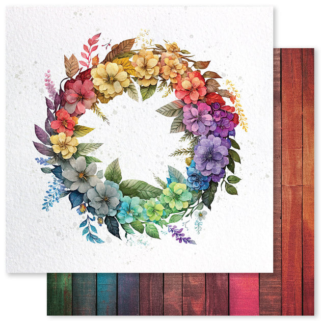 Rainbow Twirl F 12x12 Paper (12pc Bulk Pack) 30447 – Paper Rose Studio