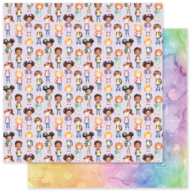 School Days Basics F 12x12 Paper (12 pc Bulk Pack) 36523 – Paper Rose ...