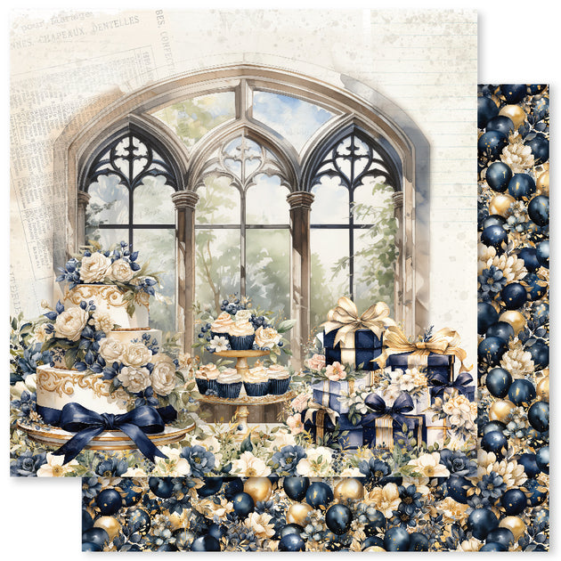 Wedding Blooms C 12x12 Paper (12pc Bulk Pack) 31710 – Paper Rose Studio