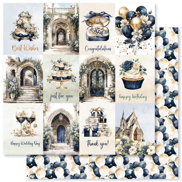 Wedding Blooms E 12x12 Paper (12pc Bulk Pack) 31716 – Paper Rose Studio