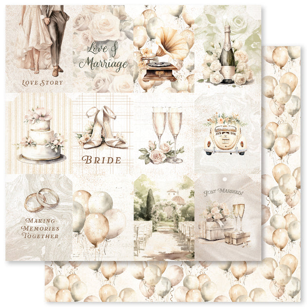 Wedding Joy D 12x12 Paper (12pc Bulk Pack) 34200 – Paper Rose Studio