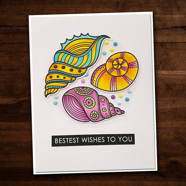 Bondi Shell Clear Stamp 23698 DISCONTINUED – Paper Rose Studio
