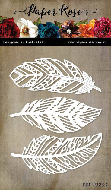Feather Trio Metal Cutting Die 21330 – Paper Rose Studio