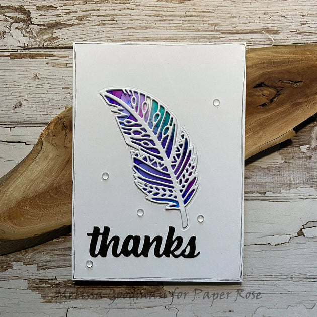 Feather Trio Metal Cutting Die 21330 – Paper Rose Studio