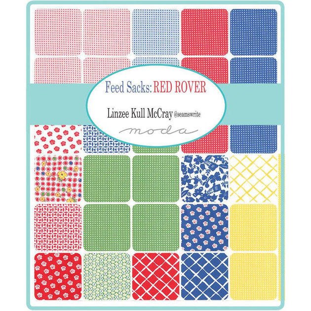 Feed Sacks: Red Rover by Linzee McCray Layer Cake - Moda Fabrics ...