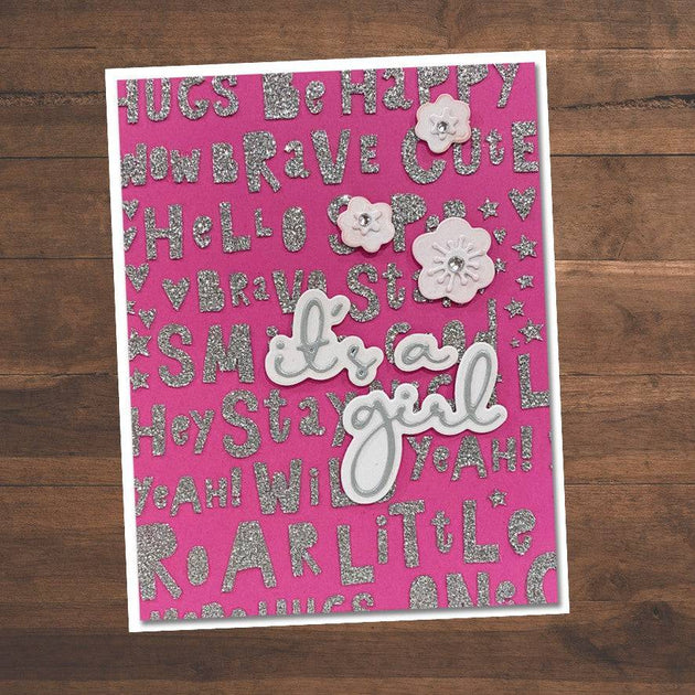 Little Tots Words 6x6" Stencil 21888 – Paper Rose Studio