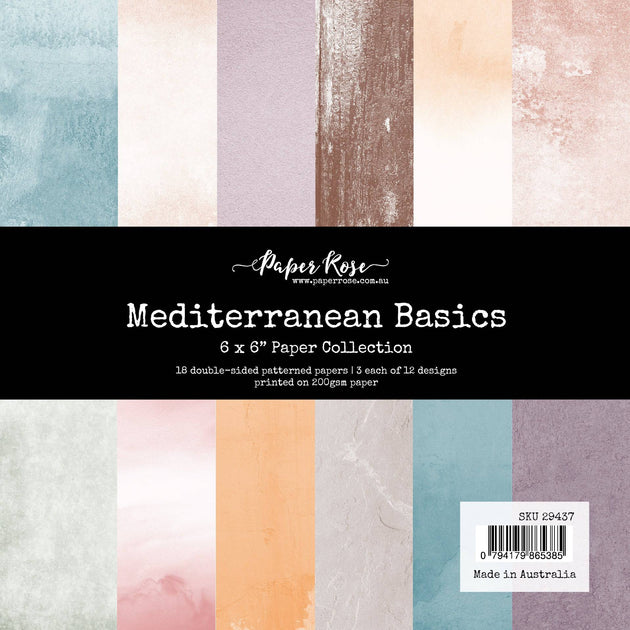 Mediterranean Basics 6x6 Paper Collection 29437 – Paper Rose Studio