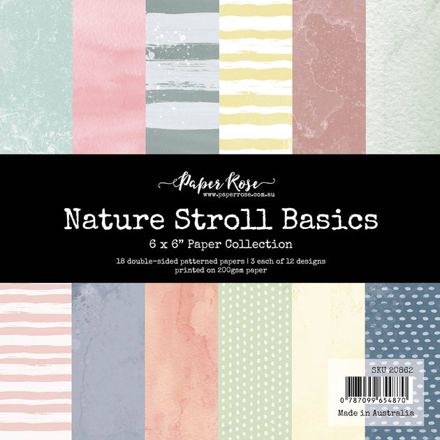 Nature Stroll Basics 1.0 6x6 Paper Collection 20862 – Paper Rose Studio