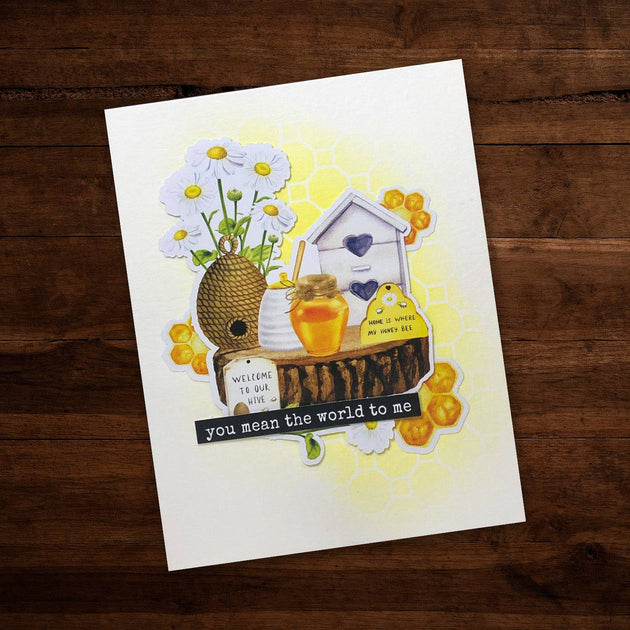 Octagon Mesh 6x6" Stencil 26488 – Paper Rose Studio