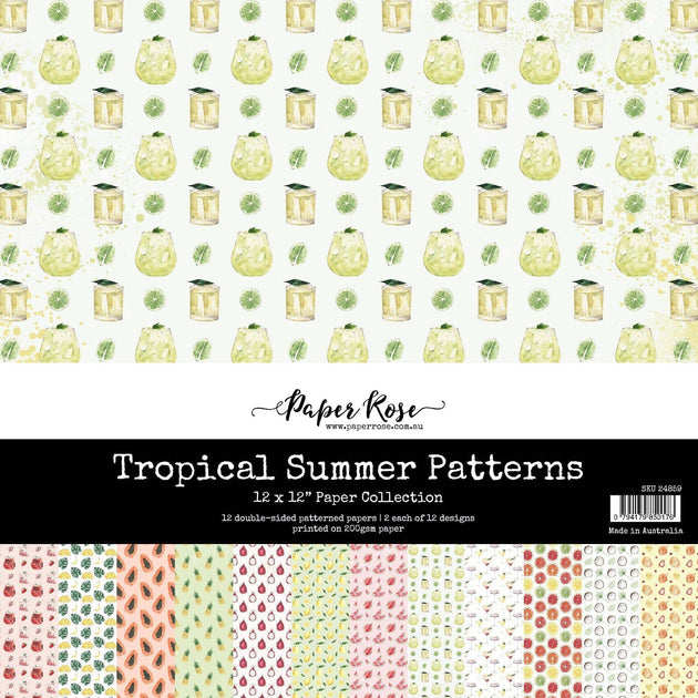 Tropical Summer Patterns 12x12 Paper Collection (12pc Bulk Pack) 24859 ...