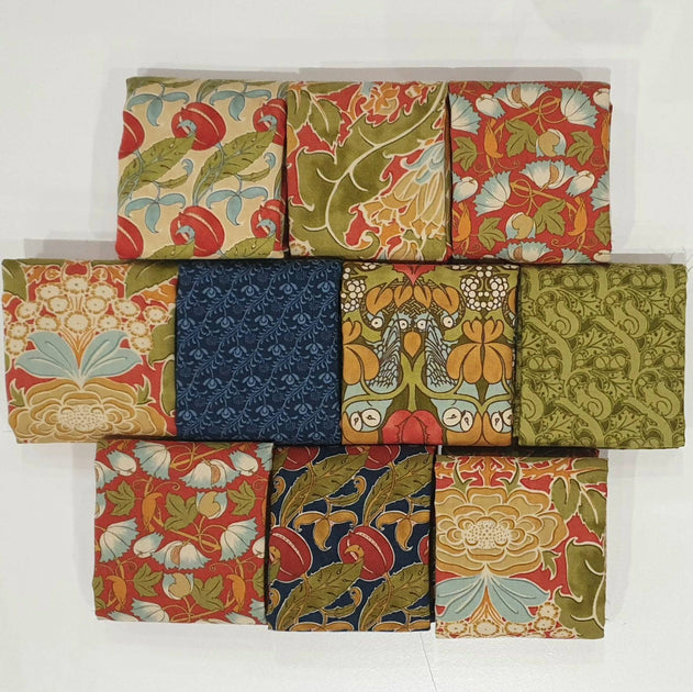 Voysey - Moda Fat Quarter Pack 10 piece - Style B – Paper Rose Studio