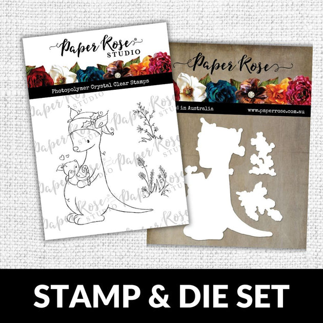 Christmas Kangaroos CLEAR STAMP & DIE SET 30699 30700 DISCONTINUED ...