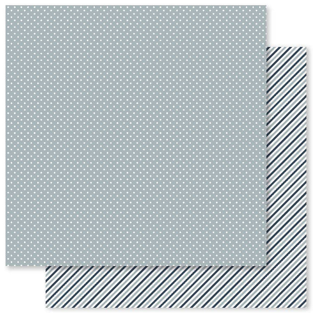 Winter Dots & Stripes F 12x12 Paper (12pc Bulk Pack) 22888 – Paper Rose ...