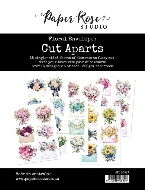 Floral Envelopes Cut Aparts Paper Pack 30927 – Paper Rose Studio