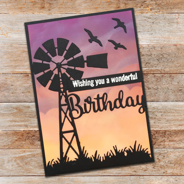 Windmill Large Metal Cutting Die 17706 – Paper Rose Studio