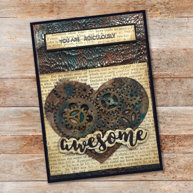 Cog & Track Border Metal Die Set 17871 – Paper Rose Studio