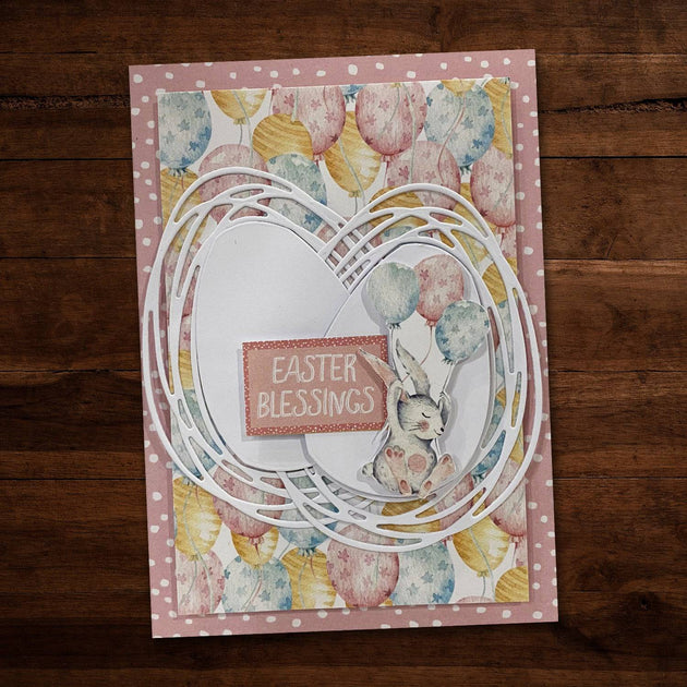 Oval Scribble Metal Cutting Die 21267 – Paper Rose Studio