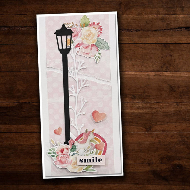 Slimline Lamp Post Die Metal Cutting Die 24679 – Paper Rose Studio