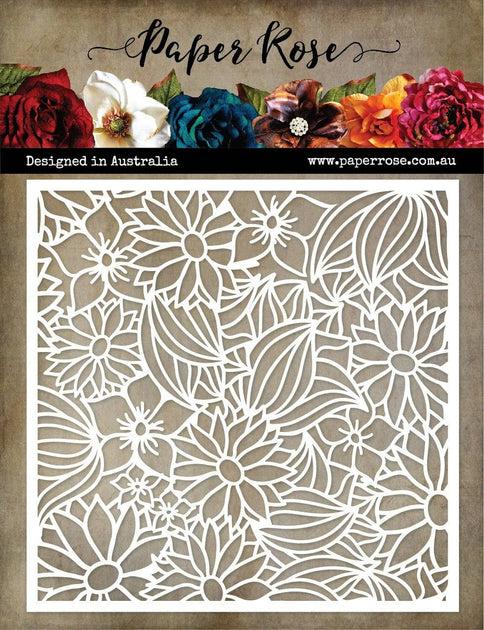 Spring Flowers 6x6" Stencil 19115 – Paper Rose Studio